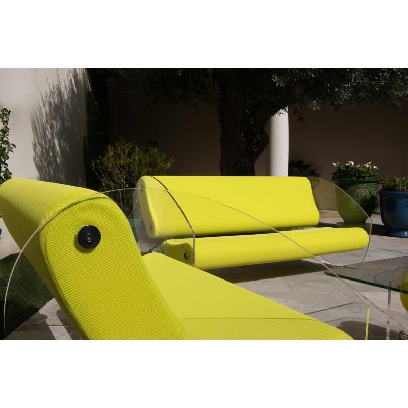MW07 Design sofa - Foam Seat - Acrylic glass